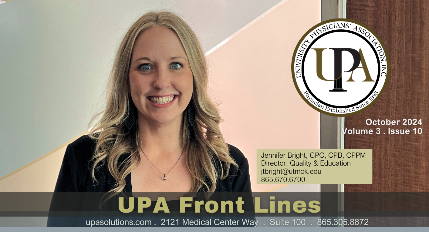 UPA Front Lines October 2024